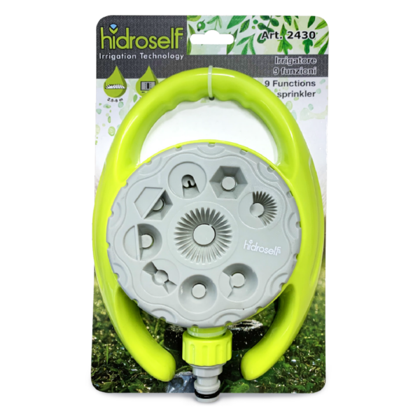 OMNIJET GREEN SPRINKLER WITH SEVERAL HEADS - IdroEasy
